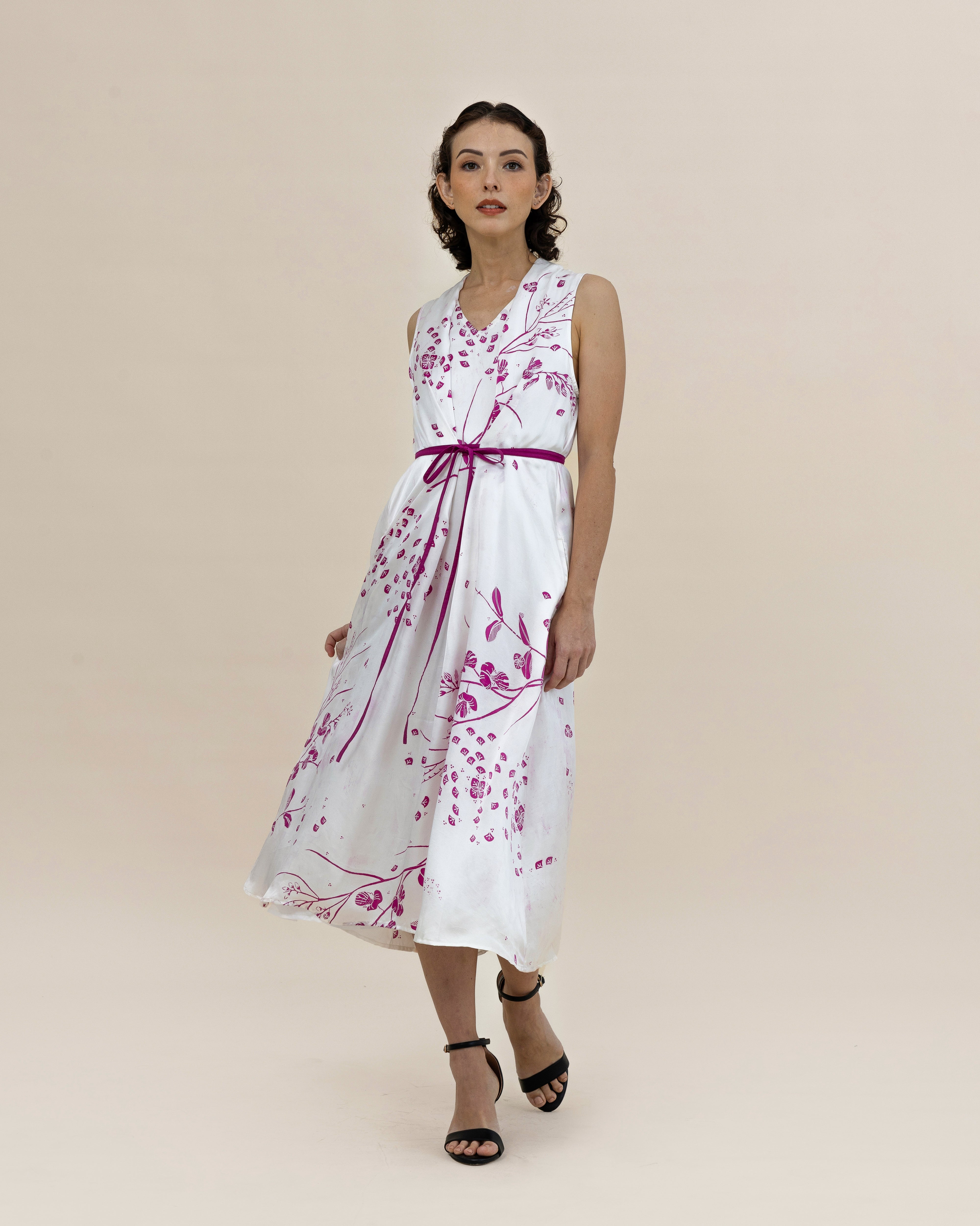 SukkhaCitta FLORA Pleated Dress • The Most Meaningful Clothes