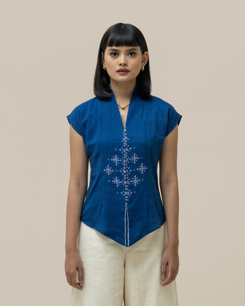 SukkhaCitta ANGKASA Langit Everyday Kebaya Top • The Most Meaningful Clothes